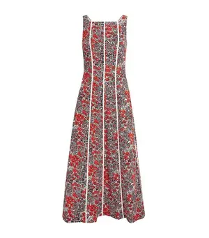 ME+EM Floral Maxi Dress - Orange