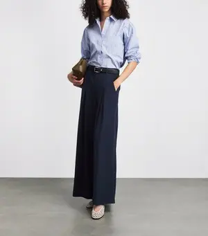 ME+EM Very Wide Pleated Trousers
