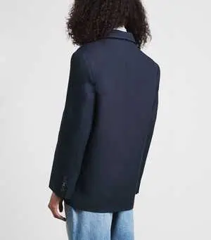 ME+EM Single Breasted Linen-blend Blazer