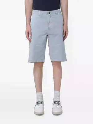 BLAUER. Stretch-cotton Cargo Shorts