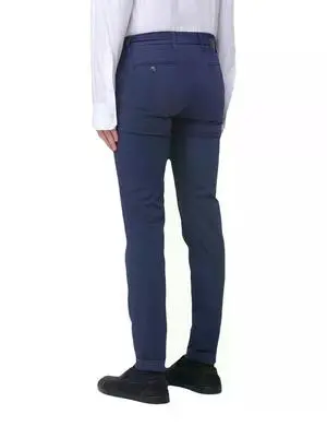 RE-HASH Stretch-cotton Chino Trousers - Blue