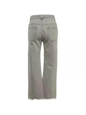Miu Miu Straight-leg Raw-hem Jeans