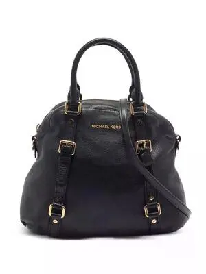 Michael Kors Bedford Belted Leather Satchel Bag