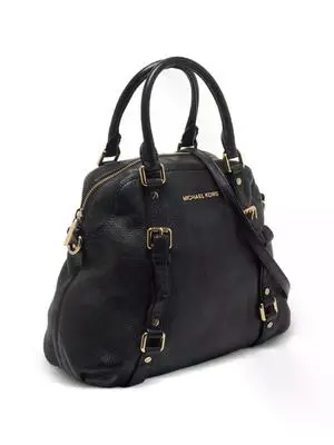 Michael Kors Bedford Belted Leather Satchel Bag