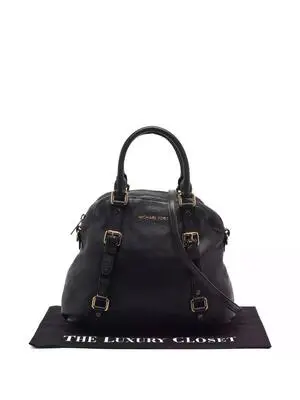 Michael Kors Bedford Belted Leather Satchel Bag
