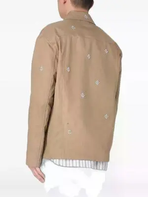 GOLDEN GOOSE Stud-embellished Shirt Jacket