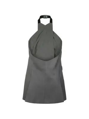 Max Mara Double-breasted Halterneck Top