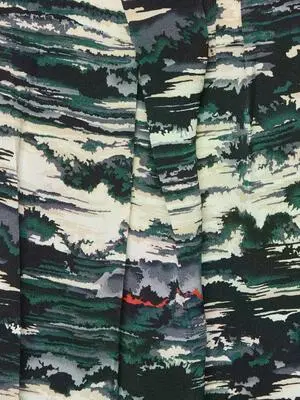 LOUIS VUITTON Printed V-neck Blouse