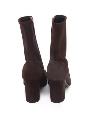 Gucci Horsebit Suede Ankle Boots
