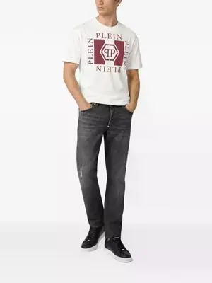 Philipp Plein Jersey T-shirt Pp - White