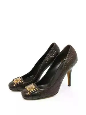Gucci Hysteria Gg Monogram Heeled Pumps