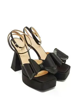 Mach & Mach Embellished Platform Sandals