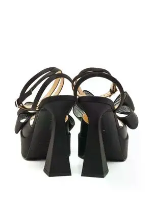 Mach & Mach Embellished Platform Sandals