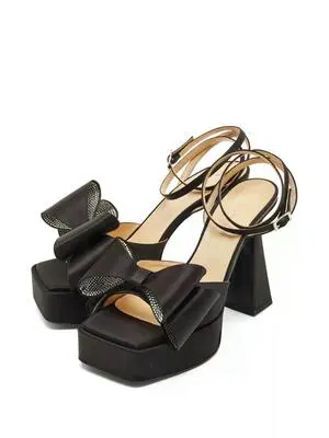Mach & Mach Embellished Platform Sandals