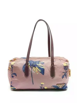 Prada Floral Print Satchel Bag