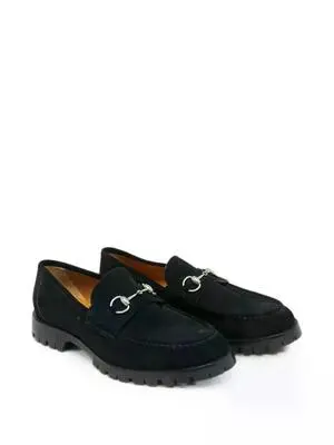 Gucci Horsebit Suede Loafers