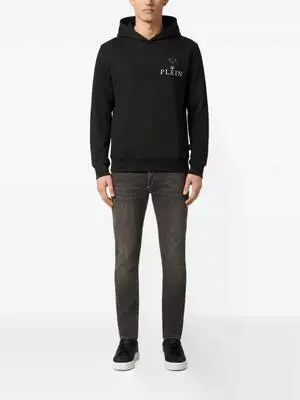 Philipp Plein Logo Hoodie - Black