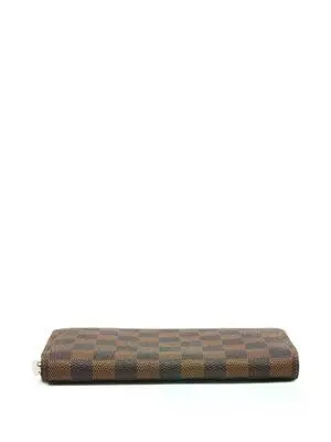 LOUIS VUITTON 2014 Zippy Damier Ebene Wallet