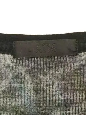 ATM Anthony Thomas Melillo Long Sleeve Knitted V-neck Sweater