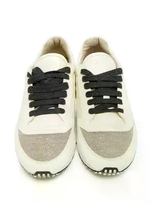 Brunello Cucinelli Lace-up Leather Sneakers