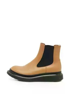 Loewe Elasticated Side Chelsea Boots - Neutrals