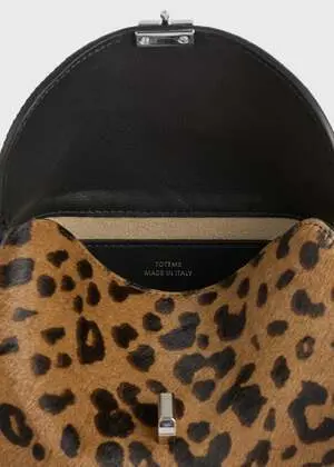 TOTEME Mini T-lock Pony Hair Clutch