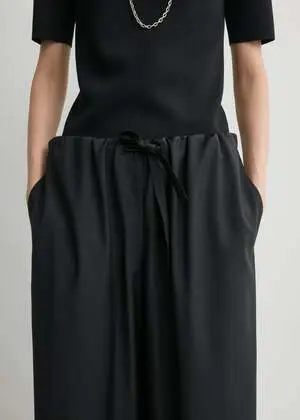 TOTEME Drawstring Dinner Trousers Petite