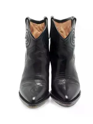 ISABEL MARANT VINTAGE Dewina Leather Ankle Boots