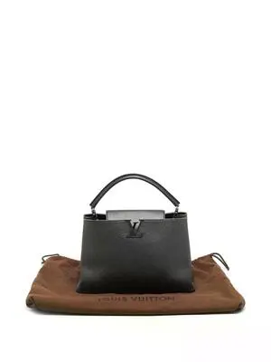 LOUIS VUITTON Capucines Mm Tote Bag - Grey