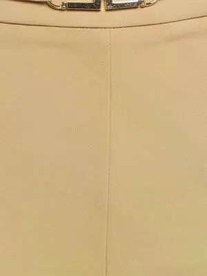 Elisabetta Franchi Buckled Wide-leg Trousers