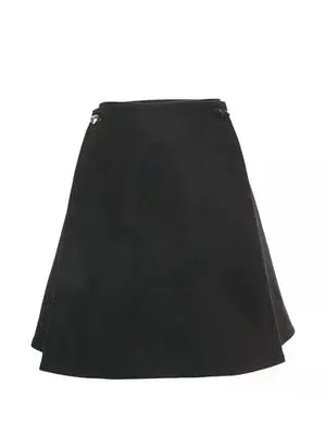 Alexander McQueen Pleated Mini Skirt - Black