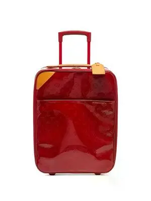 LOUIS VUITTON Monogram Vernis 25 Pégase Luggage - Red