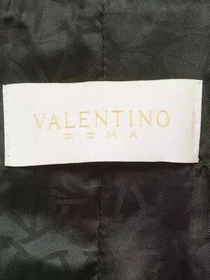 Valentino Garavani Crocodile-effect Lace-up Leather Jacket