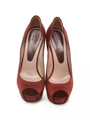 Gucci Peep-toe Platform Pumps