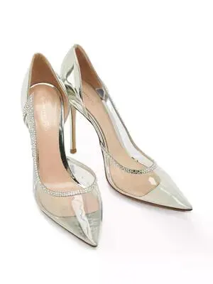 GIANVITO ROSSI Embellished D'orsay Pumps