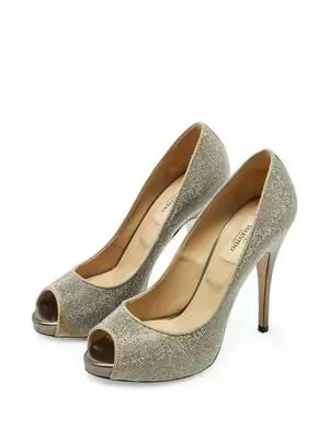 Valentino Garavani Embellished Peep-toe Pumps