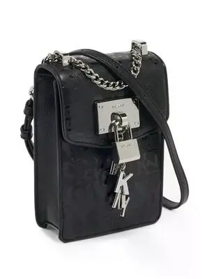 Dkny Elissa Padlock-charm Leather Crossbody Bag