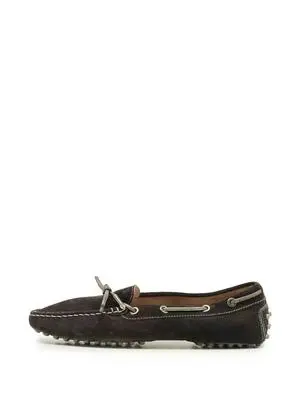 TOD'S Suede Loafers - Black