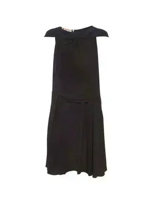 Marni Tiered Crepe Mini Dress