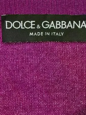 Dolce & Gabbana Floral Appliqué Cashmere Sweater