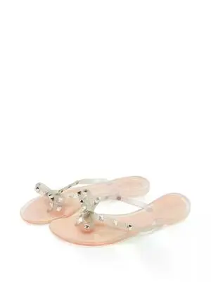 Valentino Garavani Rockstud Embellished Thong Flip-flops