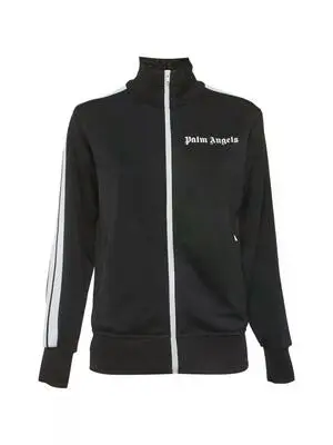Palm Angels Logo Print Side-stripe Track Jacket - Black