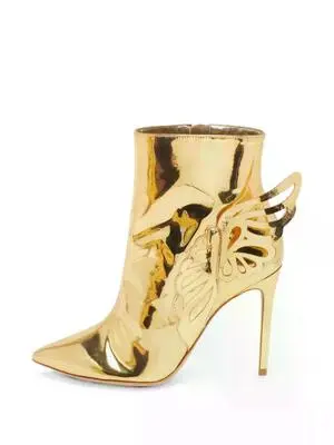 SOPHIA WEBSTER Heavenly Butterfly Ankle Boots - Gold