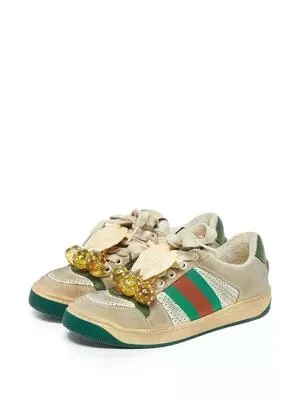 Gucci Screener Nubuck Sneakers