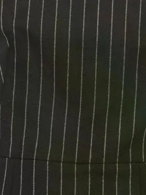 Dolce & Gabbana Strapless Pinstripe Midi Dress