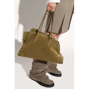 Attico Suede Tote Bag - Green