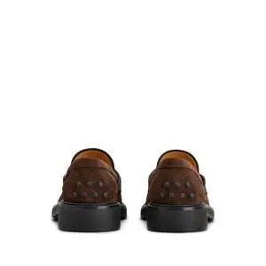 TOD'S Suede Loafers - Brown