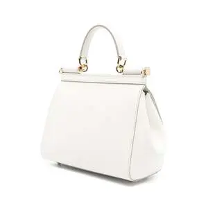 Dolce & Gabbana Calfskin Tote Bag - Cream