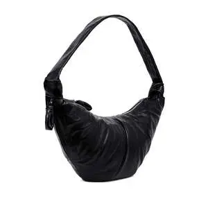 LEMAIRE Lemiare Coated Cotton Shoulder Bag - Black