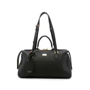 Dolce & Gabbana Leather Top Handle Bag - Black